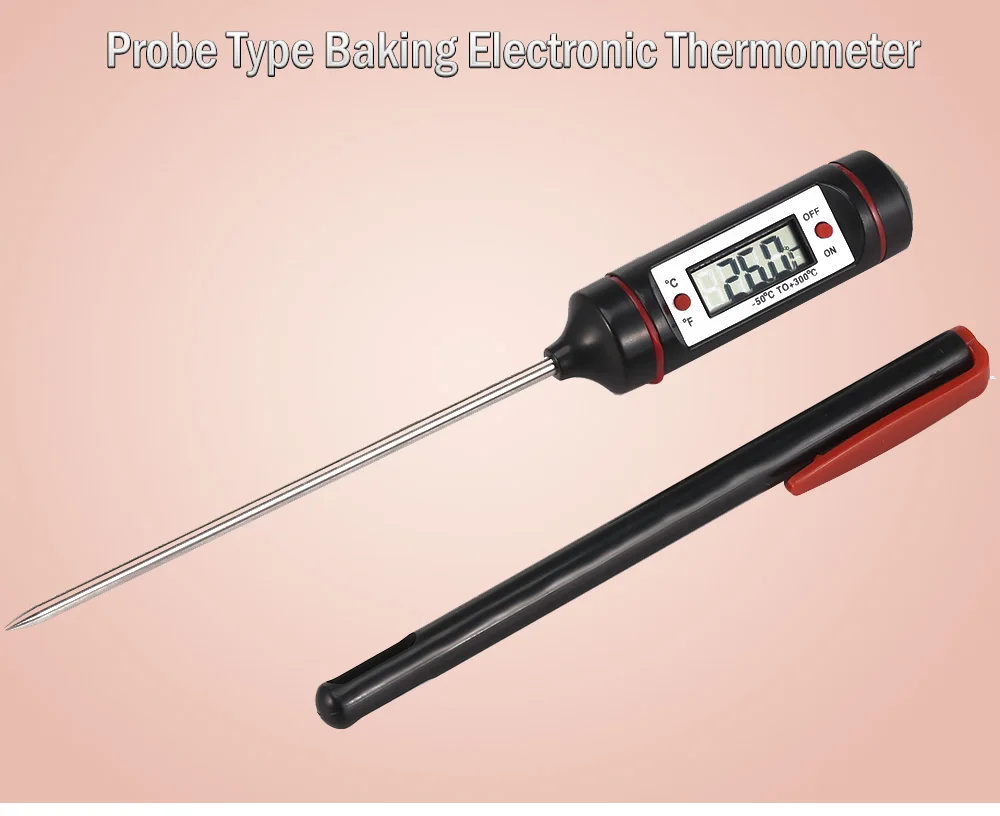 Probe Type Baking Electronic Meat Thermometer Instruments Kitchen ...