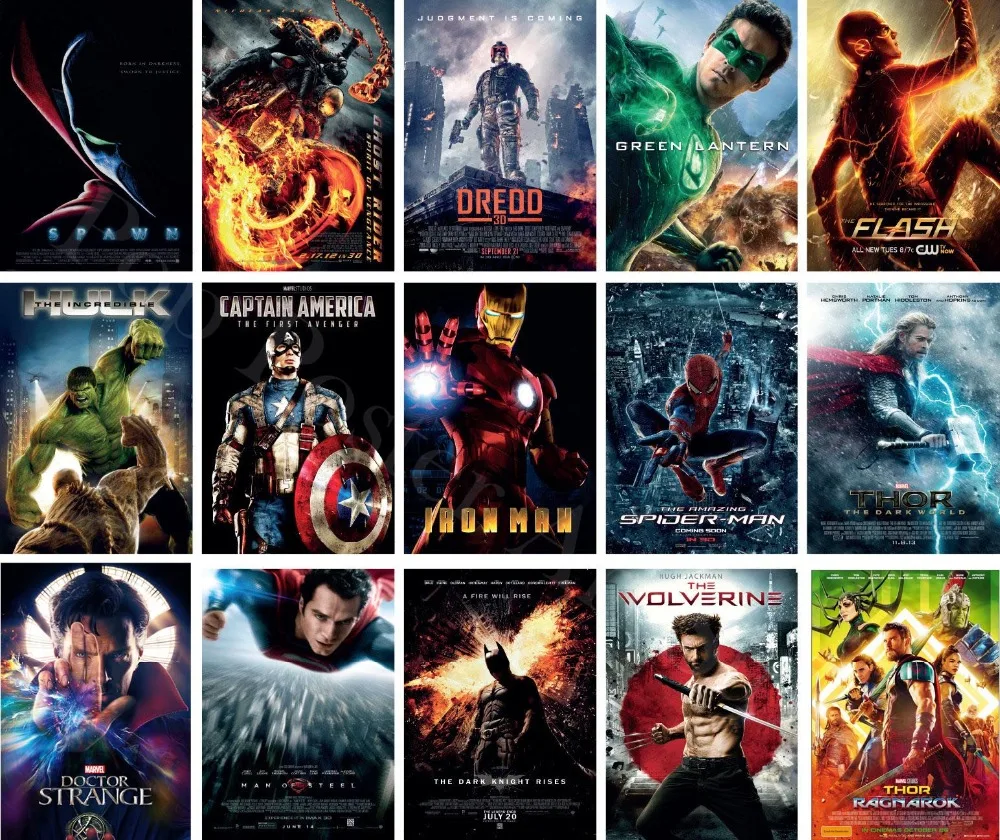 Marvel Super Hero Posters