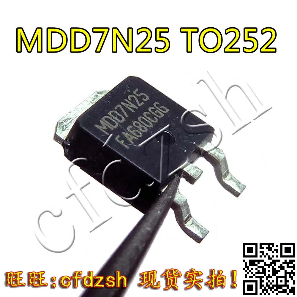 LCD MOS FET MDD7N25 7N25 TO252 SMD transistor|transistor capacitance ...