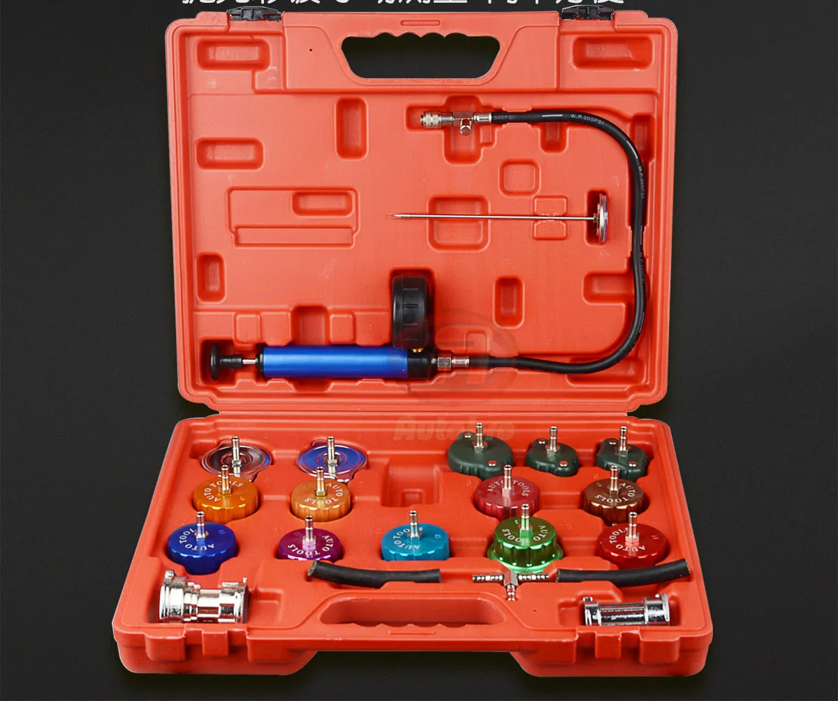 1set 21 piece water tank leak detector car water tank side leak table ...