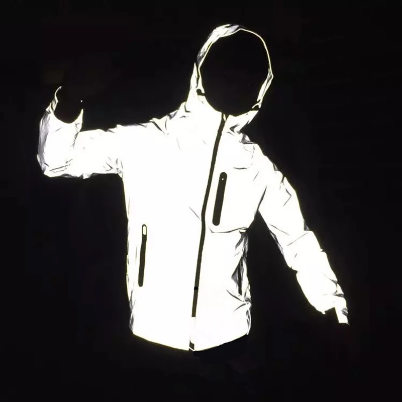 2016 New Fashion 3m Reflective Waterproof Jacket Coat Mens Hooded ...