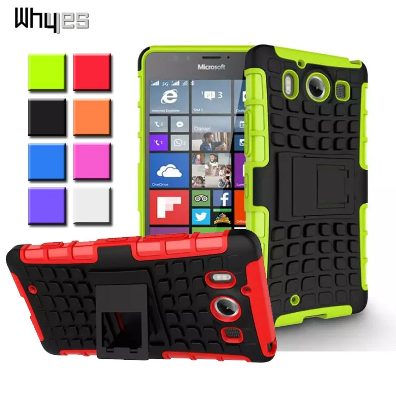 Für Microsoft Lumia 950 Fall Rüstung Defender Hybrid Hard Case Dual ...