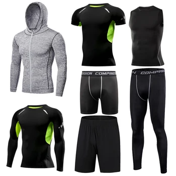 7 in 1 Men's Sports & Fitness Set - Men's Fitness Apparel, Performance ...