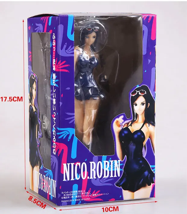 ONE PIECE Figure Miss Allsunday Cartoon One Piece NICO ROBIN PVC 17cm ...