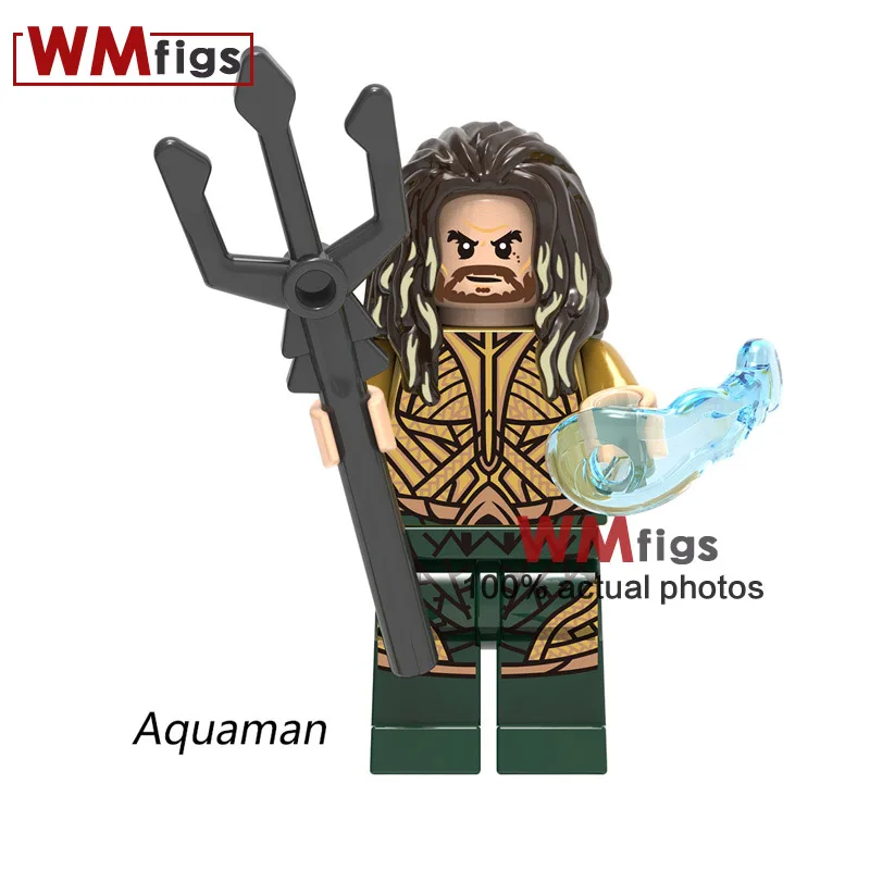 Single Sale Super Hero Figure Katana Aquaman Power Girl Booster Gold ...
