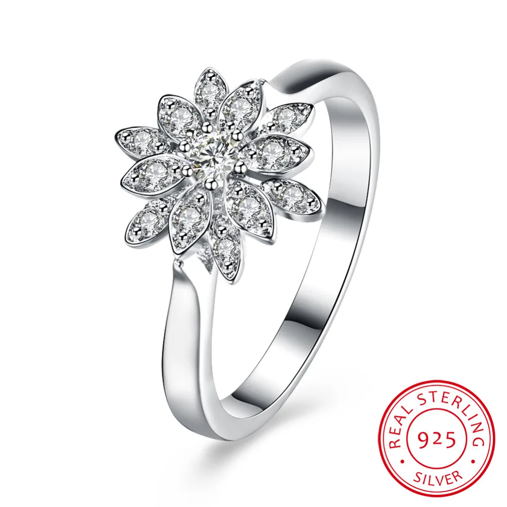 SexeMara 925 스털링 실버 반지 주년 기념 웨딩 밴드 보석 선물 Bague 담|925 sterling silver ring|sterling silver ...