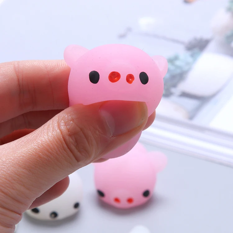 8pcs/Lot Squeeze Toys Squishy Animals Tiger Rabbit Kawaii Doll Rubber ...