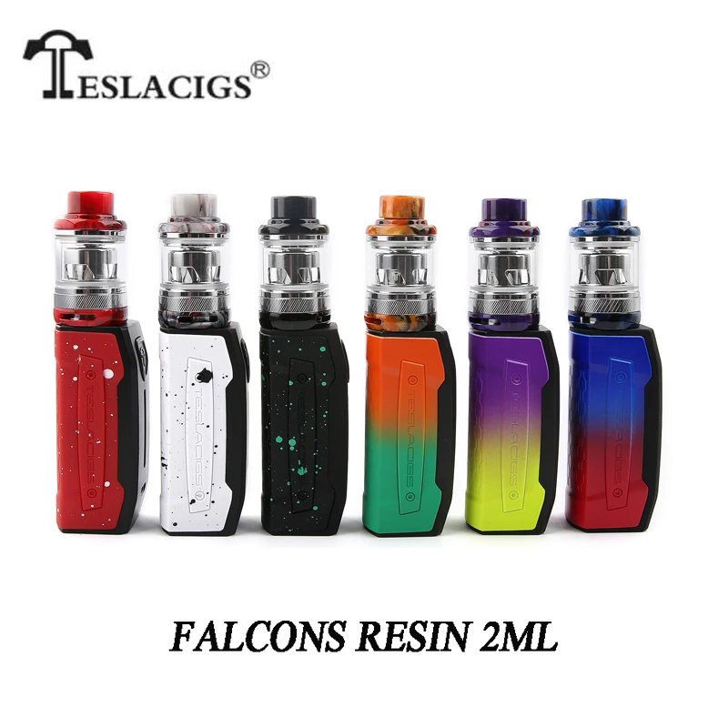 Original Teslacigs Falcons Starter Kit Vape With 2ml Resin Tank TS XX 0 ...