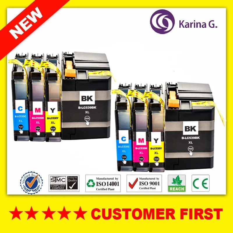 Compatible Ink Cartridge For Brother LC539 LC535 suit for Brother MFC ...