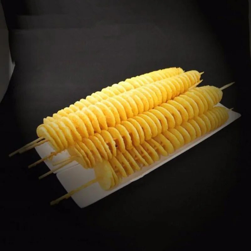 1pcs Tornado Potato Spiral Cutter Manual Slicer Spiral French Fry