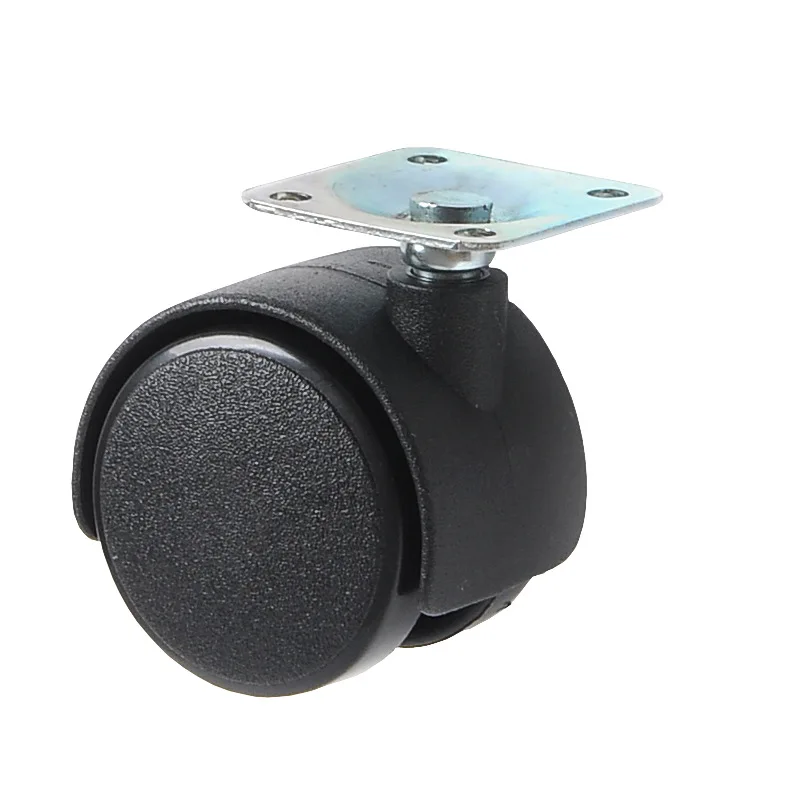 Universal-Casters-1-1-5-2-Inch-Small-Plastic-Wheels-Flat-Swivel-Castors ...