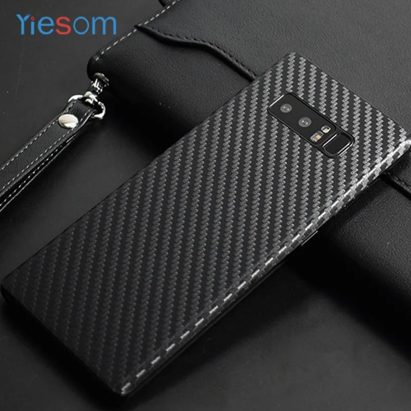 YIESOM 3D Carbon Fiber Skins Protective Film for Samsung Galaxy Note 8 ...