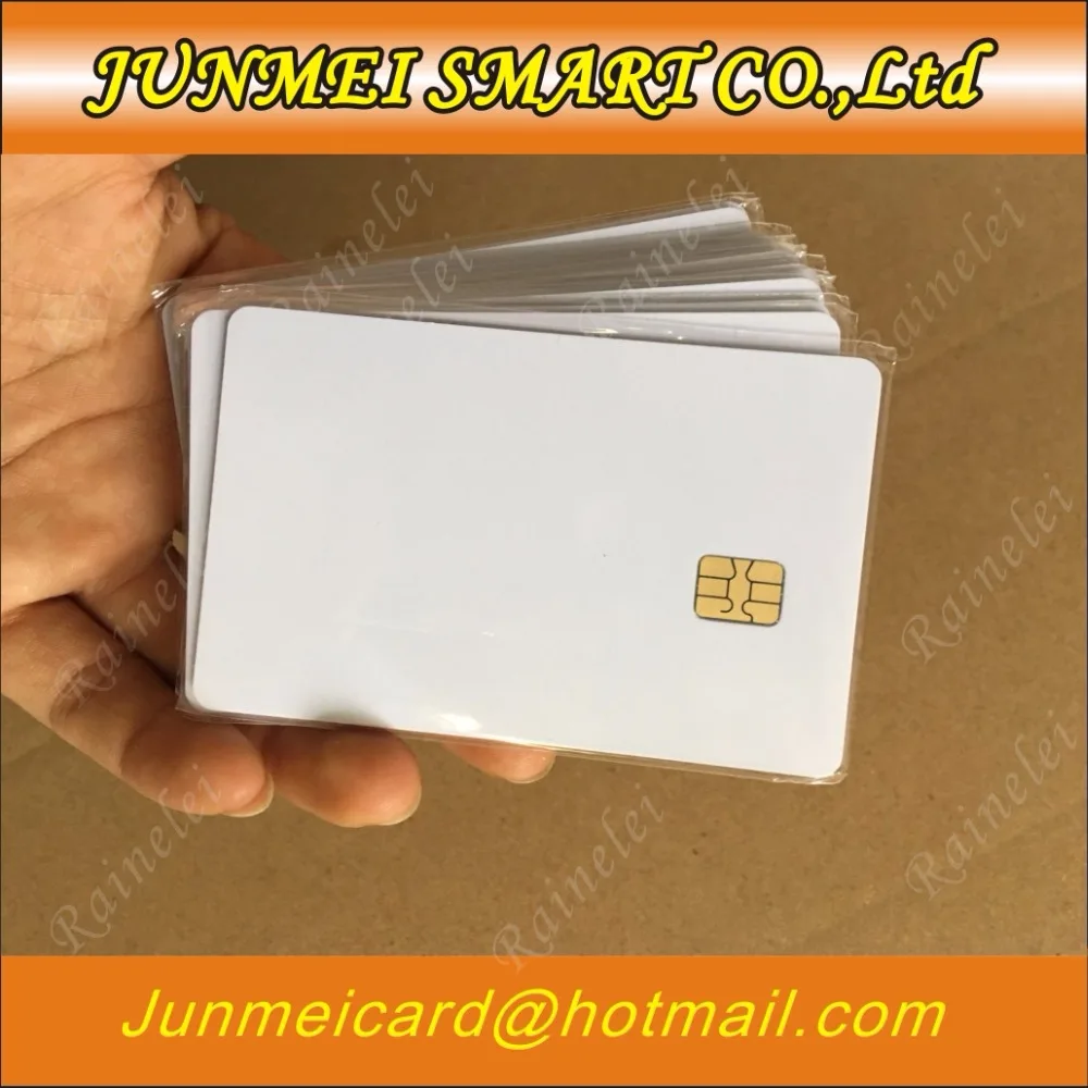 Wholesale 400PCS/lot SLE 4442 Chip Card Smart PVC Card IC Card Rated 5. ...