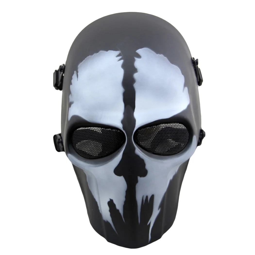 Scary-Skull-Cross-Outdoor-Protective-Full-Face-Mask-Military-Wargame ...