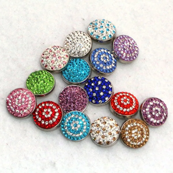 Mix 16colors Factory Wholesale 50pcs Diy Interchangeable Rhinestone ...