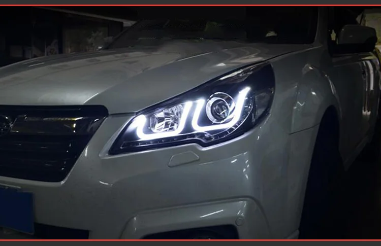 Car Styling Head lamp light for Subaru Legacy Headlights 2010-2016 ...