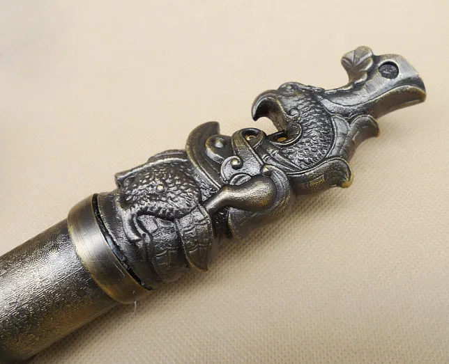 S0323 THREE KINGDOMS GENERAL SUN QUAN BLACK BLADE DAMASCUS SWORD KNIFE ...