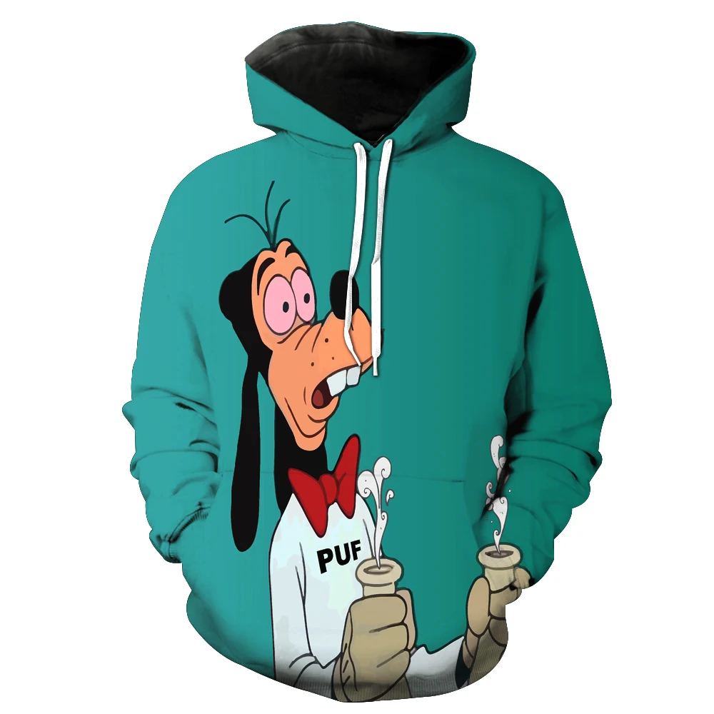 3d Printing Hoodies Men Hooded Sweatshirts Dippy Dawg Goofy Goof Two Parts Printed Tracksuits