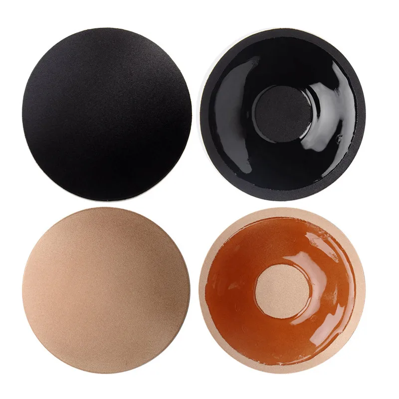 1pair Sexy Bra Pad Reusable Self Adhesive Silicone Breast Bra Nipple Cover Pad Clothing