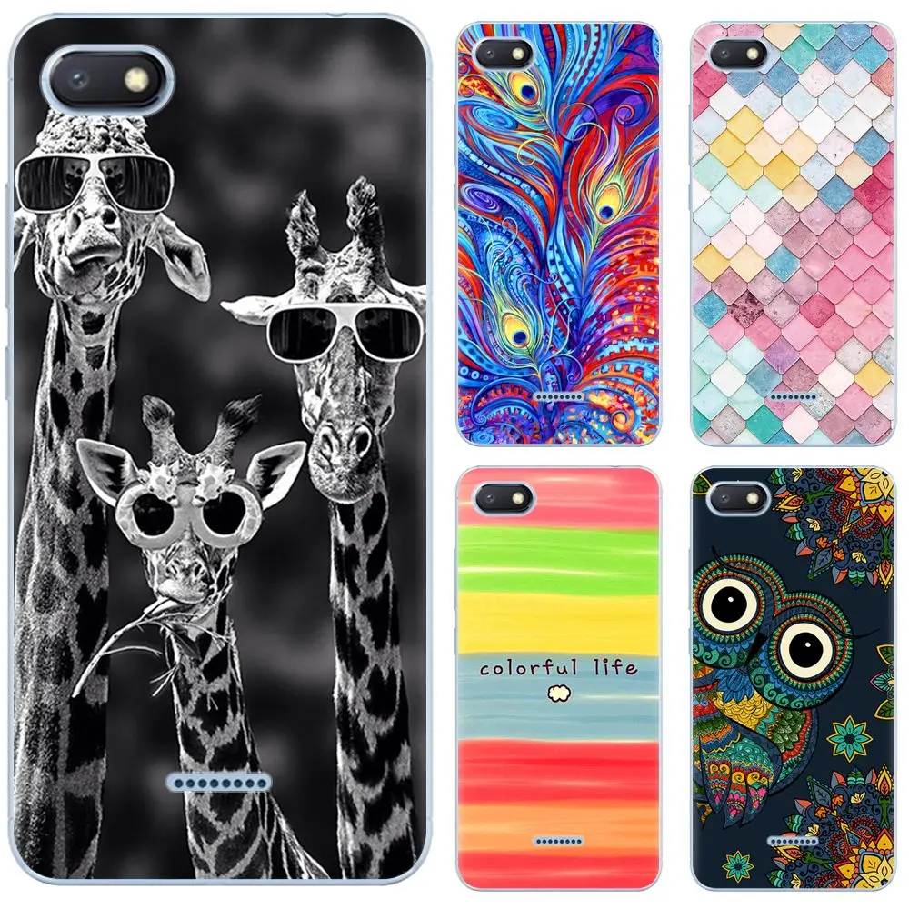 FOR Xiaomi REDMI 6A Case Silicone Soft Patterned Phone Cover FOR REDMI ...