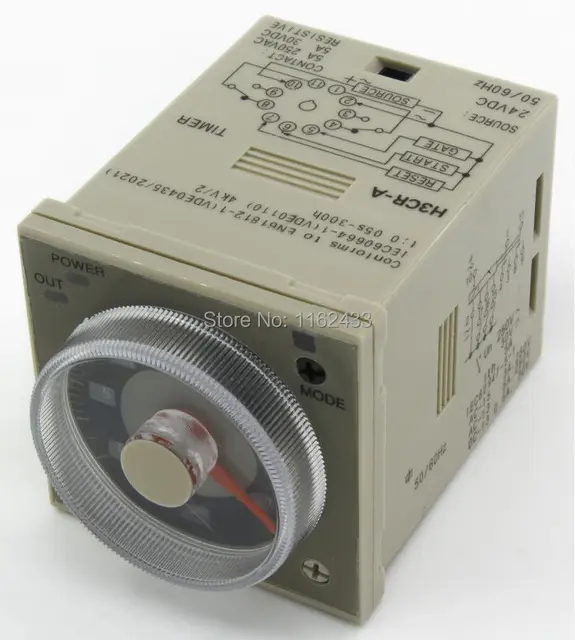 H3CR A 11 pin DC 24V time relay 24VDC timer-in Relays from Home ...
