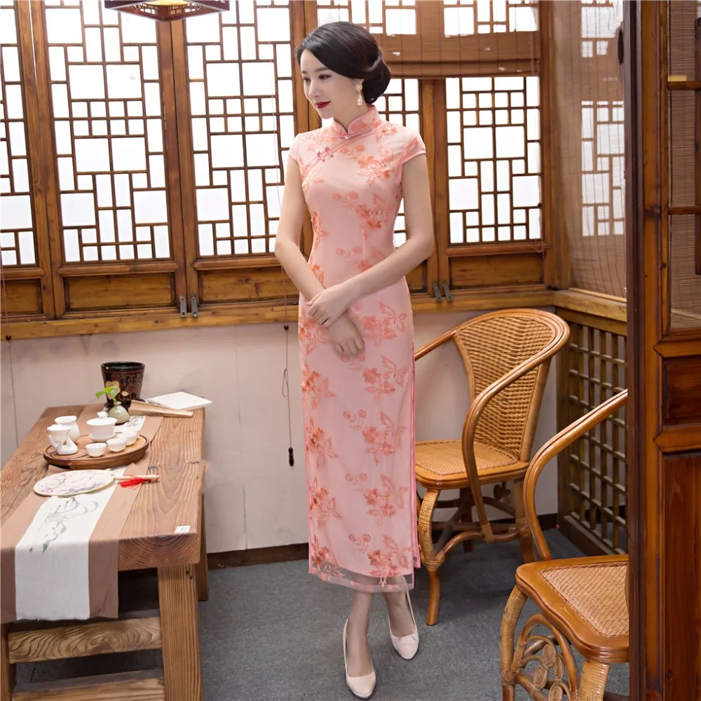 Shanghai historia moderna de Cheongsams de largo vestido qipao chino ...