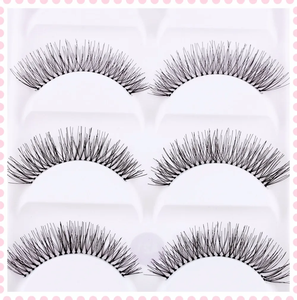 Natural Sparse Cross Eye Lashes Extension /Makeup Long Natural Sparse ...