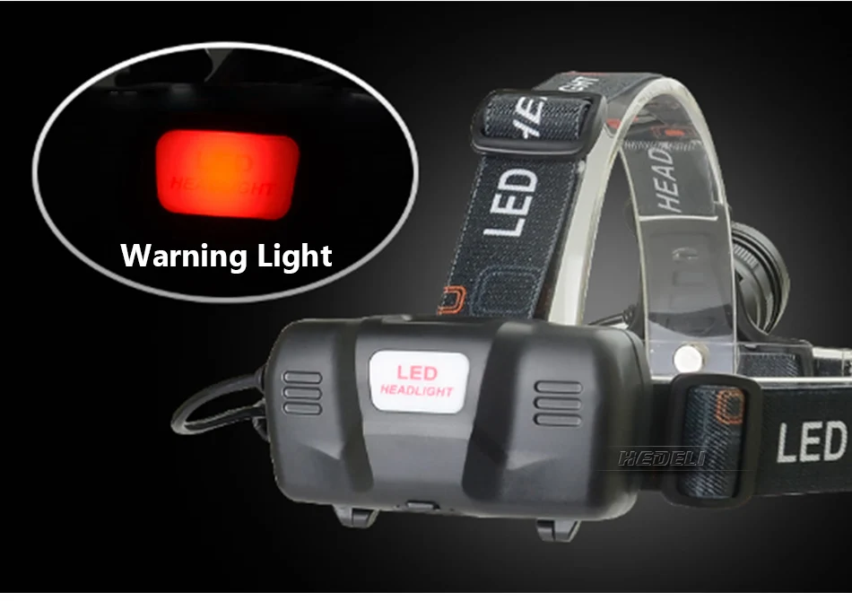 Led headlight T6 lamp head lantern headlight Battery Rechargeable OEM ...