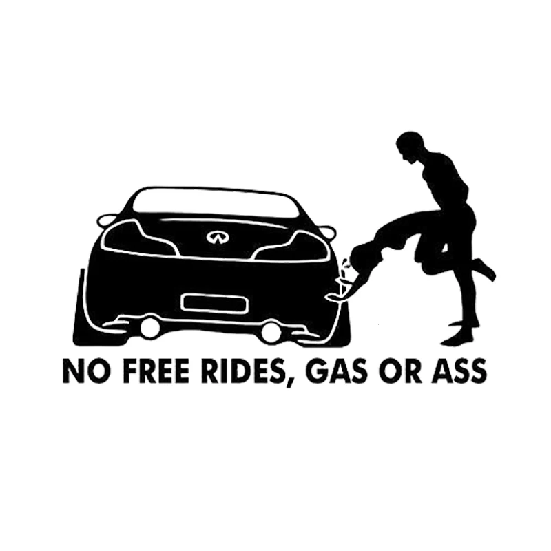 No-Free-Rides-Gas-Or-Ass-JDM-Decal-Sticker-Car-Truck-Window-Creativity ...