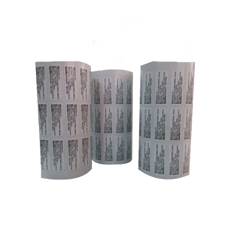 Custom Adhesive Paper Barcode Stickers Sequence Number Custom Adhesive ...