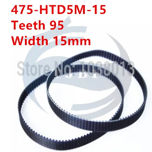 5pcs HTD5M belt 475 5M 15 Teeth=95 Length=475mm Width=15mm 5M timing ...
