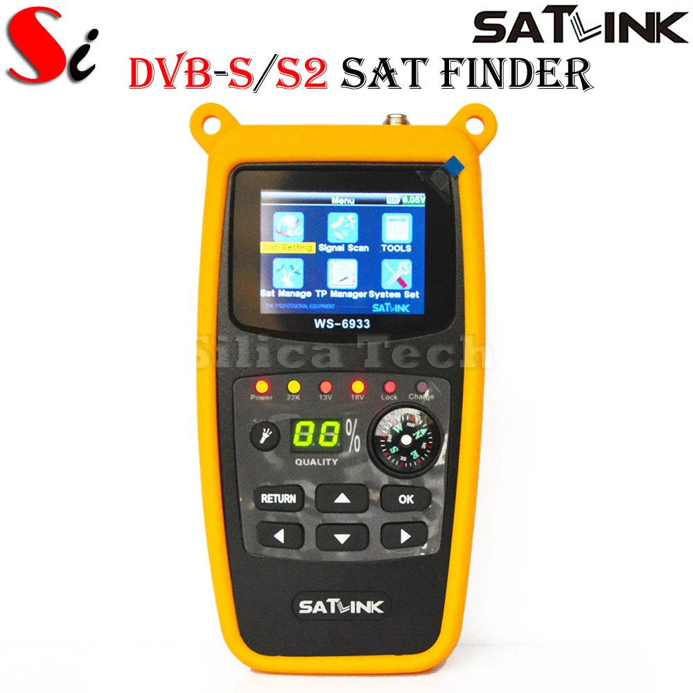 Original New Satlink Ws-6933 Dvb-s2 Fta C&ku Band Digital Satellite ...
