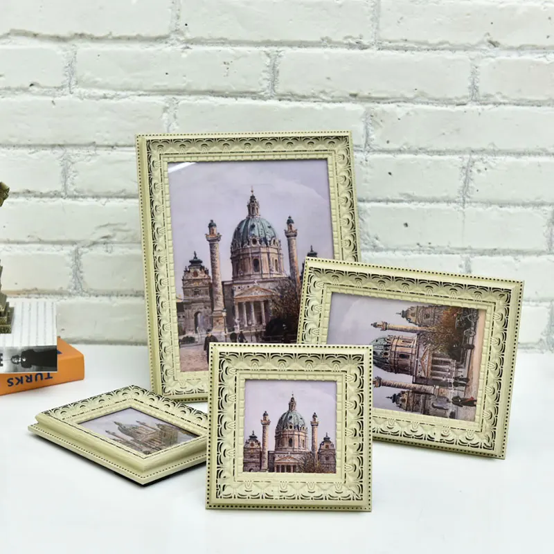 Art-Wooden-Desktop-Decoration-Church-Photo-Frame-Retro-Style-Frame-Home ...
