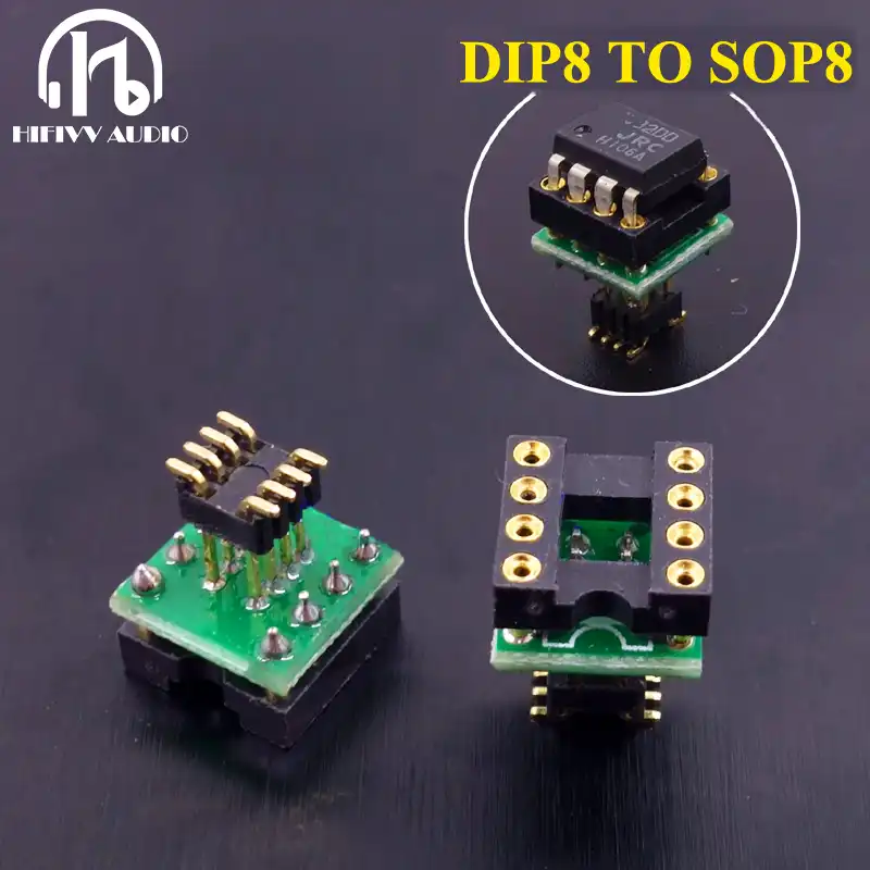 8 pin SMD SPI Flash Socket Plastic Clip for SO8W Chip BIOS Motherboard ...