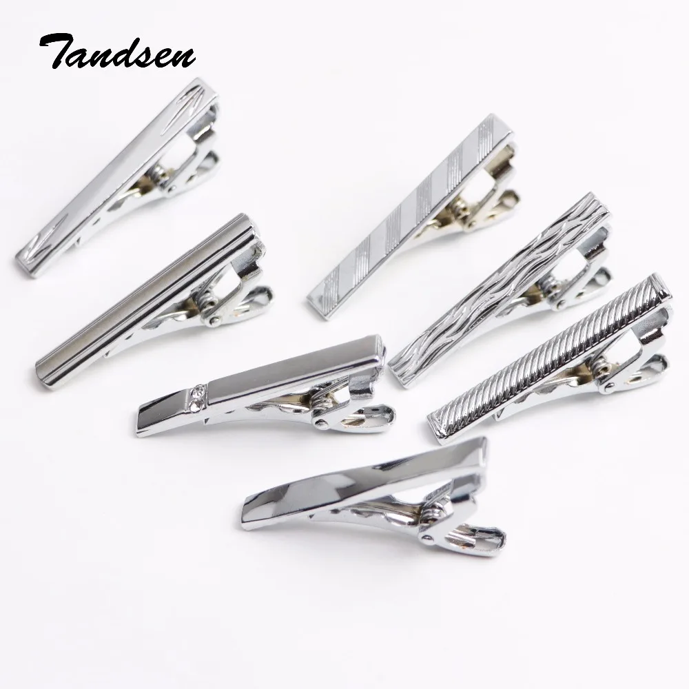 Men-s-Bright-4cm-Tie-Pin-Clips-Clasp-Chrome-Stainless-Steel-Jewelry-for ...
