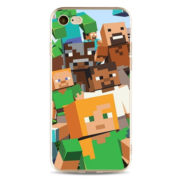 Creeper minecraft Cover high quality Soft Silicone 2018 TPU Phone Case ...