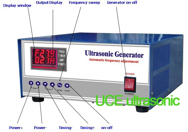 120KHZ/1200W High Frequency ultrasonic Generator,120khz ultrasonic ...