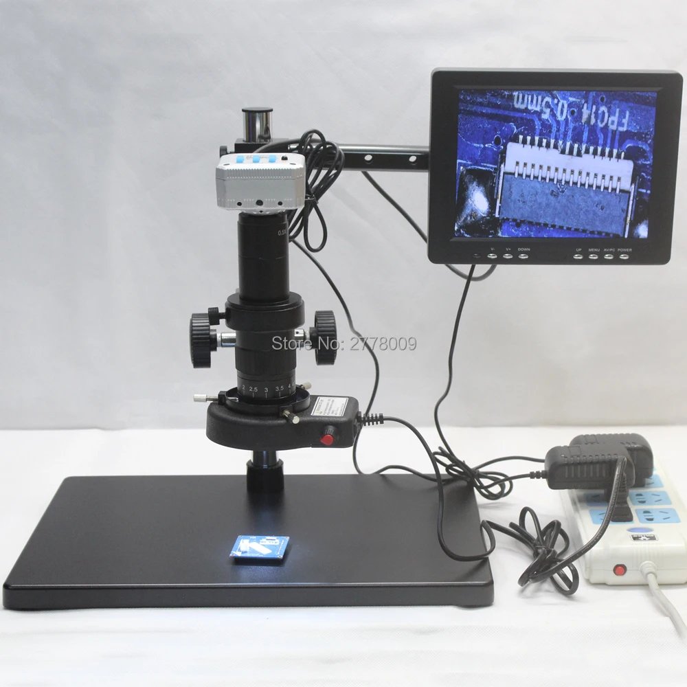 20MP 1080P 60FPS Industrial Video Microscope Camera HDMI USB Output 10X ...