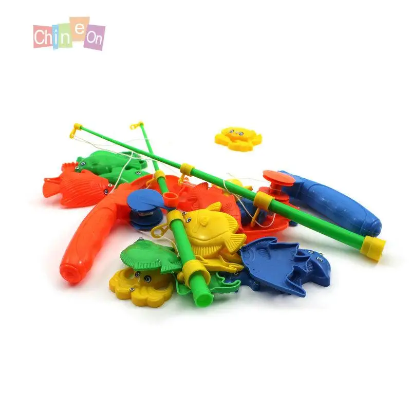 Купить 1 компл. рыбалка игрушка 2 удочка + 20 шт. рыбалка модель дети ...