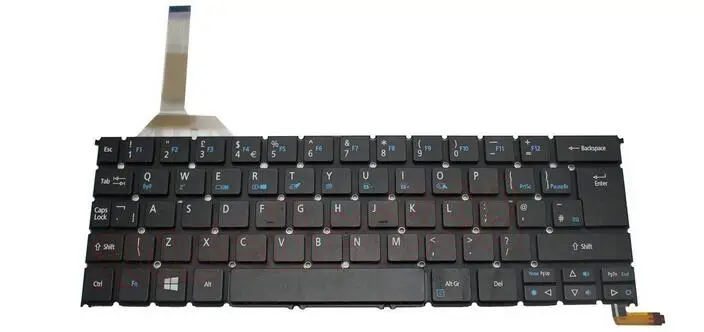 New keyboard for Acer Aspire R13 R7 371T R7 372T S3 392 S3 392G QWERTY ...