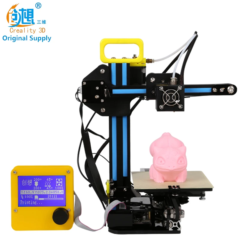 CREALITY 3D Mini Cheap 3d Color Printers CR 7 Semi finished Full Metal ...