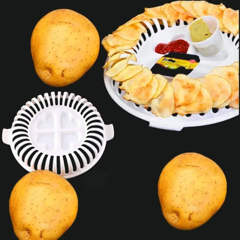 Free Shipping Portable Diy Microwave Oven Potato Chips Maker Set Home
