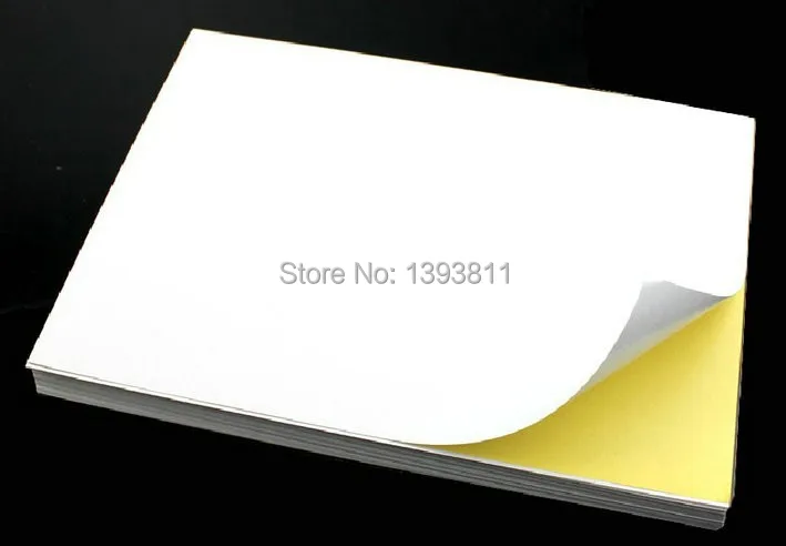 100-Sheets-A4-Sticker-Paper-A4-Label-Paper-Strong-Adhesive-For-Laser ...
