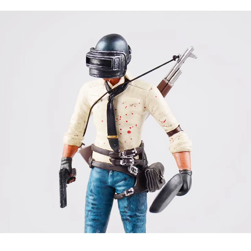 PUBG Battle Game Action Figure Toys AK 47 Gun Pan Pistol Helmet Weapon ...