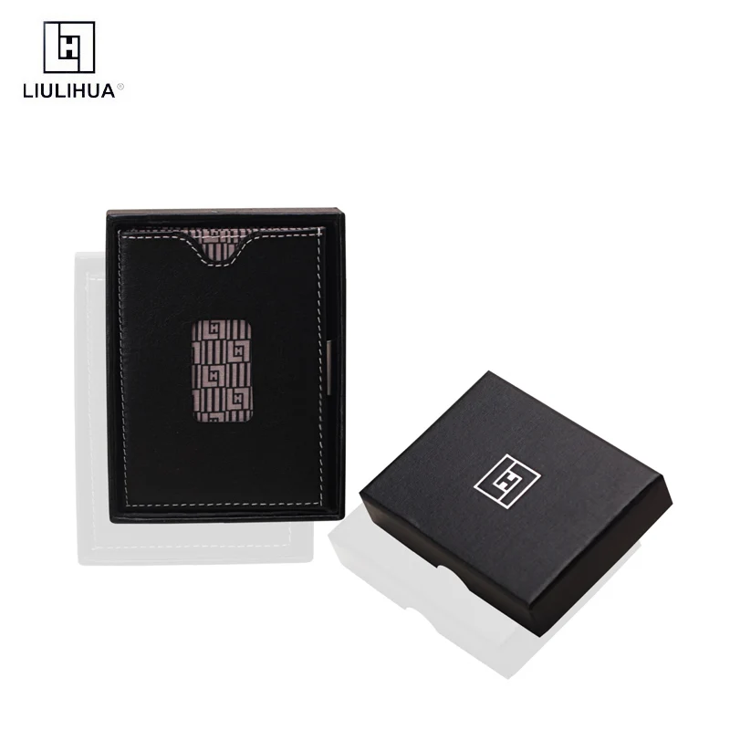 Black Leather Tri Fold Wallet | Leather Card Wallet | Card Id Holders ...