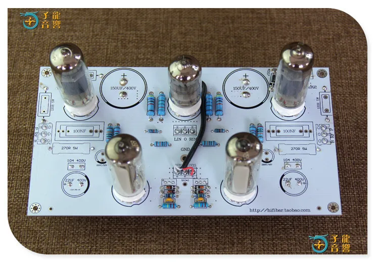 6N2/6N1 6P1 3W*2 stereo power amplifier finished board contains ...