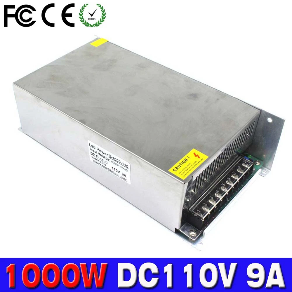 Single Output 1000w 9a 110v Dc Power Supply Switching Driver ...