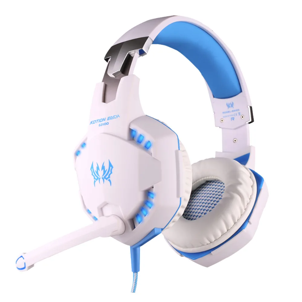 KOTION EACH G2100 Professional Gaming Headphone w Mic Built in Vibrator ...