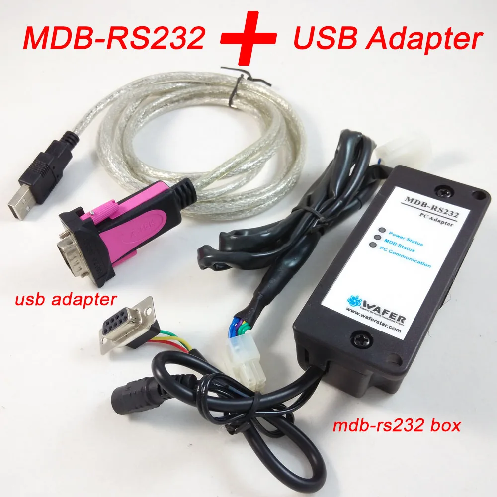 MDB-RS232 device to convert the MDB coin validator data to PC RS232 for ...