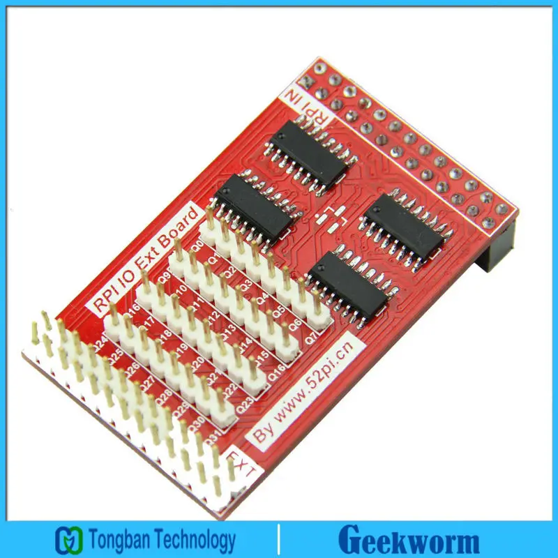 Unlimited Cascading Raspberry PI GPIO Expansion Board Red|board marker ...